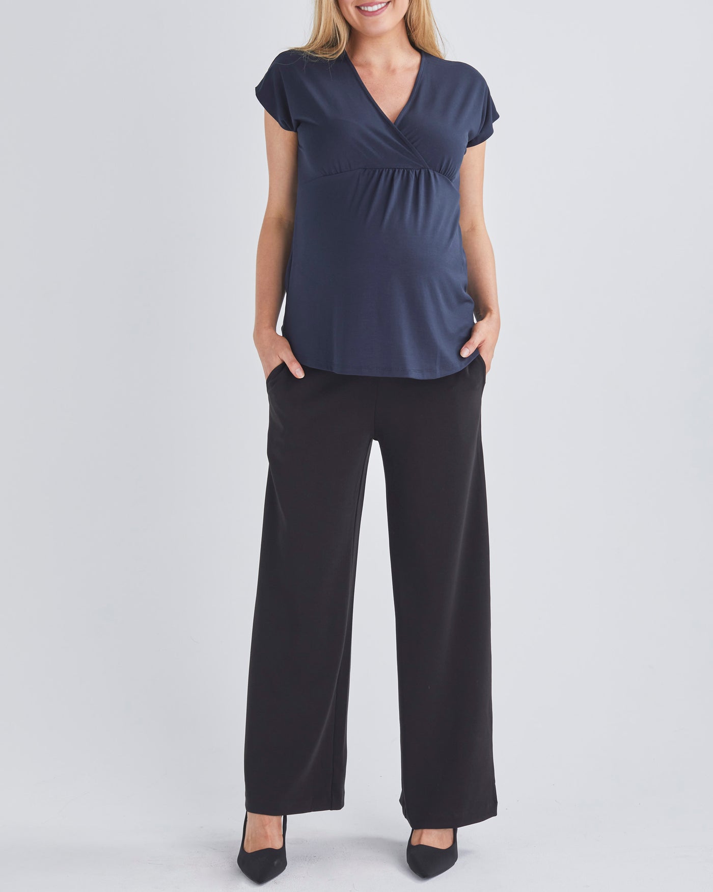 Maternity Work Pants: Power Through in Style and Comfort – ANGEL MATERNITY