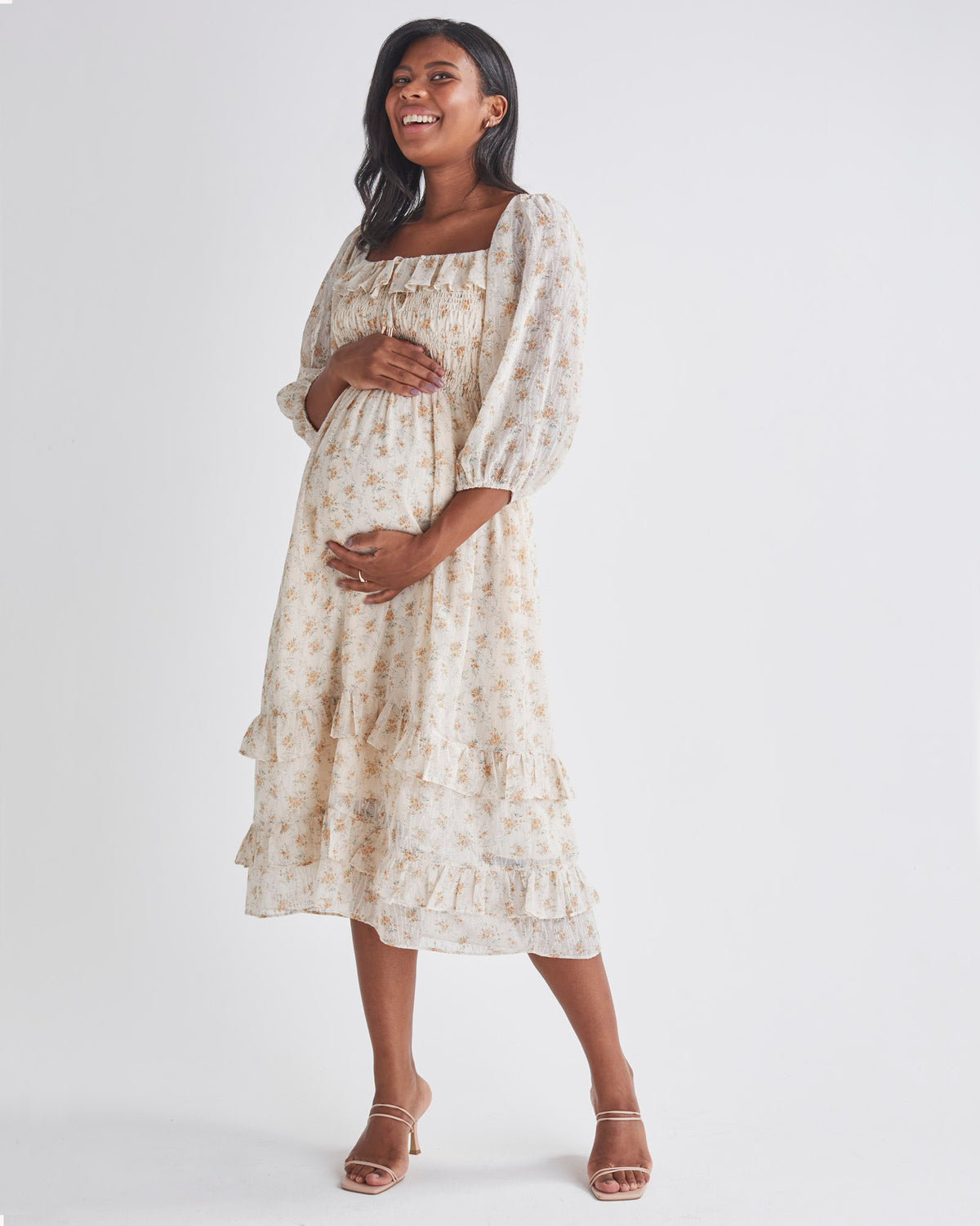 Stunning Maternity Baby Shower Dresses - Feel Like a Queen – Angel ...